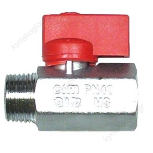 CIMPERIO CIM012 Σφαιρικός διακόπτης ορειχάλκινος mini 1/2' | Κ ...
