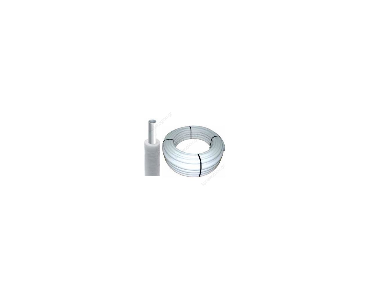 Σωλήνας 18x2 πολυστρωματικός (Pex-al) με μόνωση 6mm λευκή 50m/κουλούρα ...