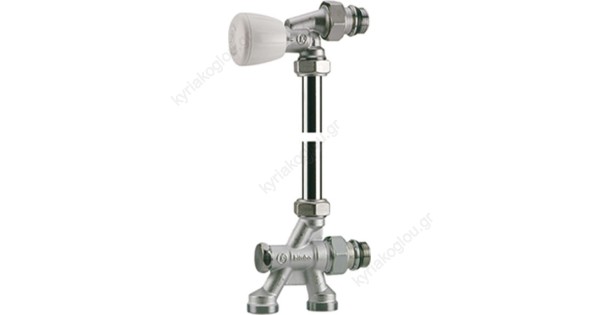 R438 GIACOMINI Διακόπτης 16x1/2 για εγκαταστάσεις δισωληνίου με γωνιακό ...