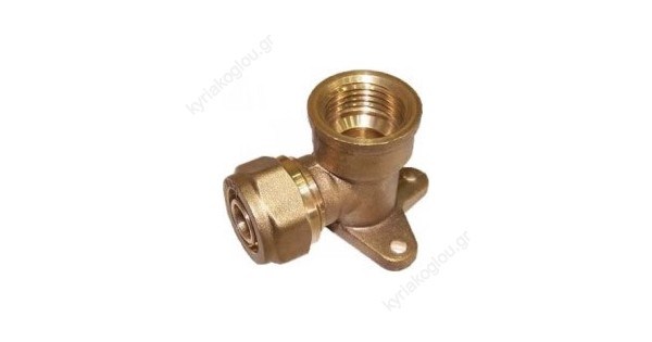 Γωνιά με στήριγμα 18x1/2-2 μηχανικής σύσφιξης πολυαιθυλενίου πλαστικού ...