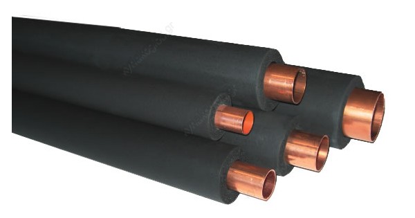 VIDOFLEX Μόνωση σωλήνων μαύρη πάχους 9mm για σωλήνα διαμέτρου Φ114 30m ...